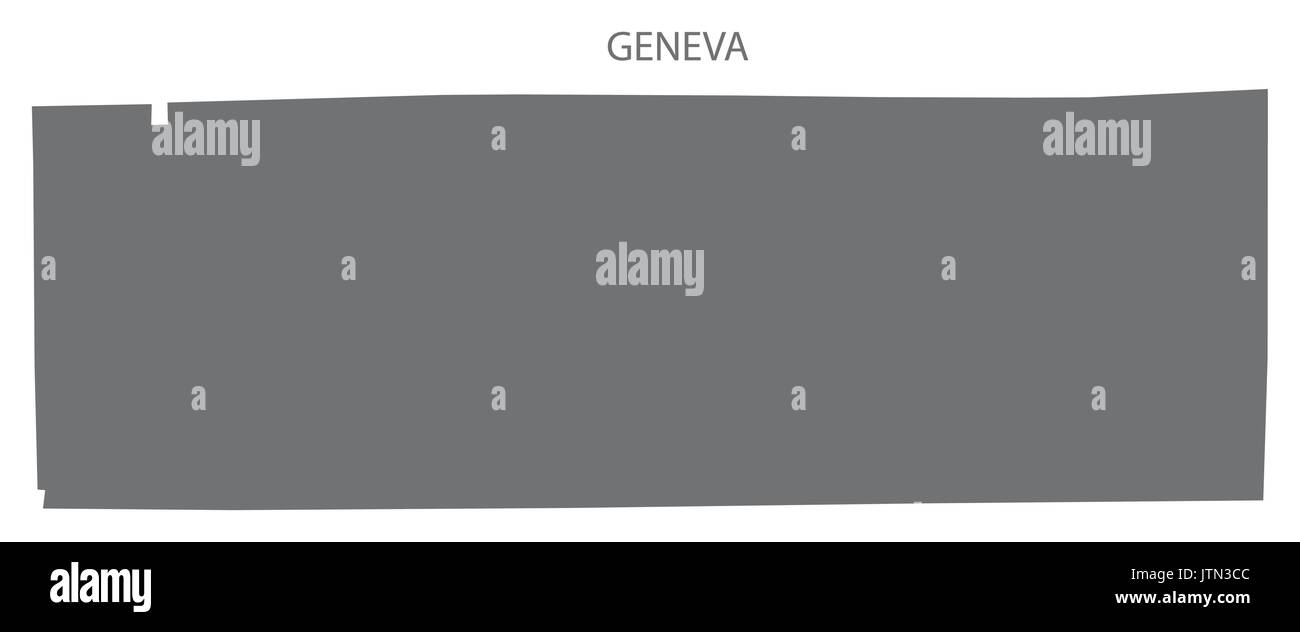 Geneva county map of Alabama USA grey illustration silhouette Stock ...