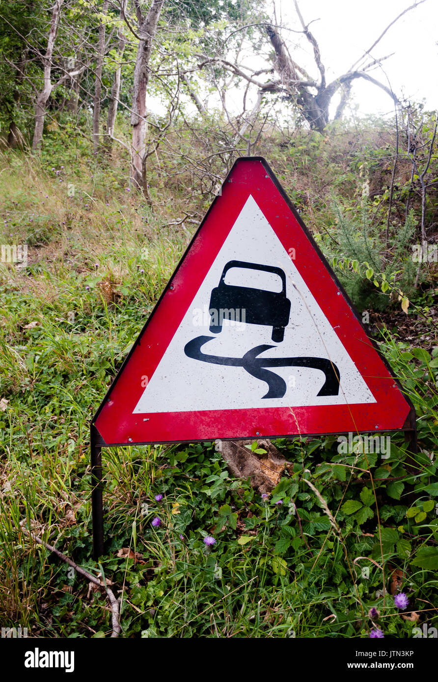 Motorway slip road sign uk hi-res stock photography and images - Alamy