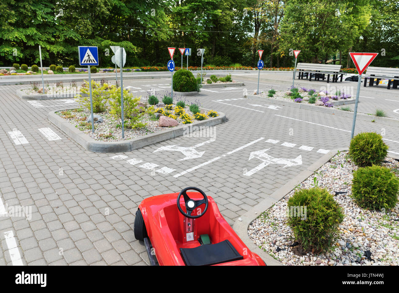 driving school for kids Stock Photo - Alamy