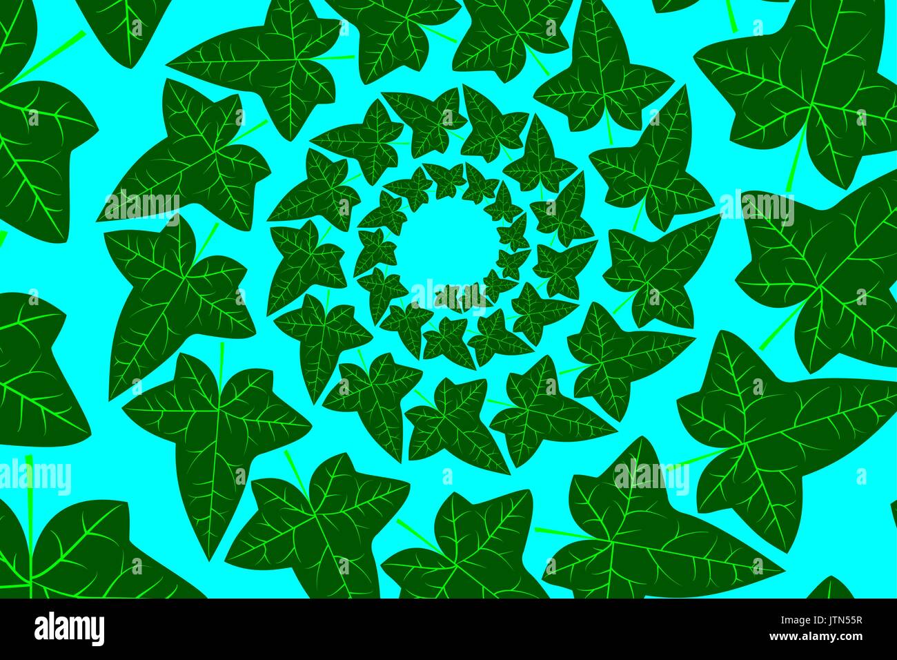 Ivy leaf - vector green pattern Stock Vector Image & Art - Alamy