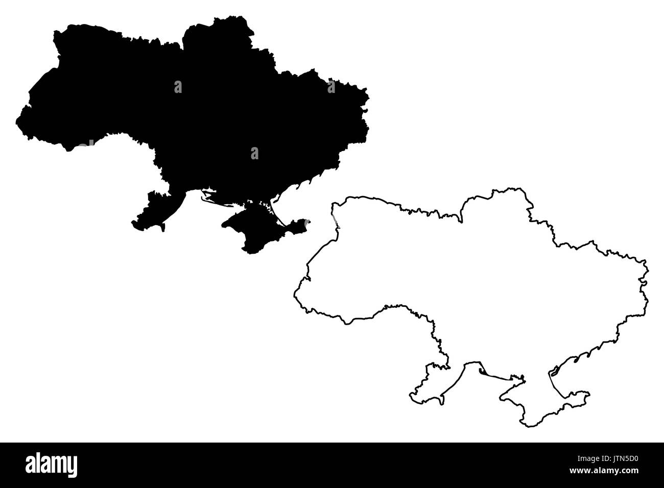 Ukraine map vector illustration, scribble sketch Ukraine Stock Vector Image & Art - Alamy