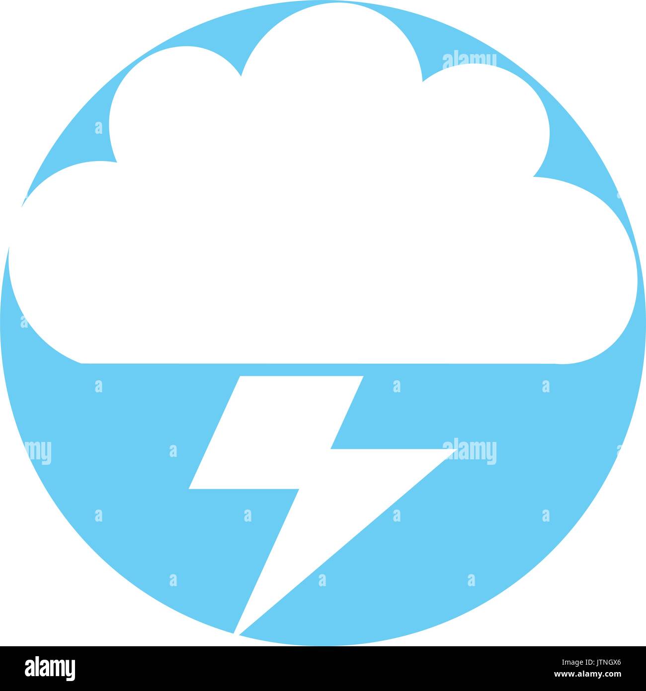 Fantasy Thunder Ray Icon Stock Vector Images - Alamy