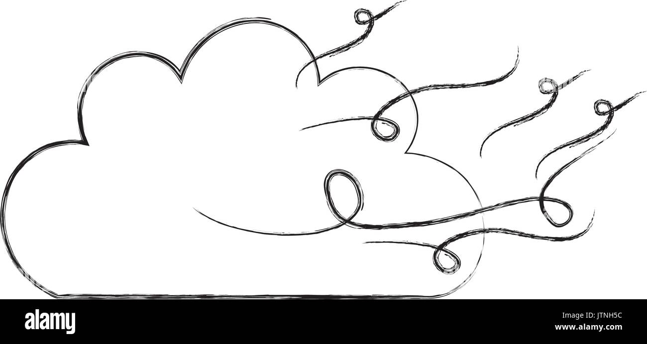 Beautiful fantasy cloud with wind Stock Vector Image & Art - Alamy