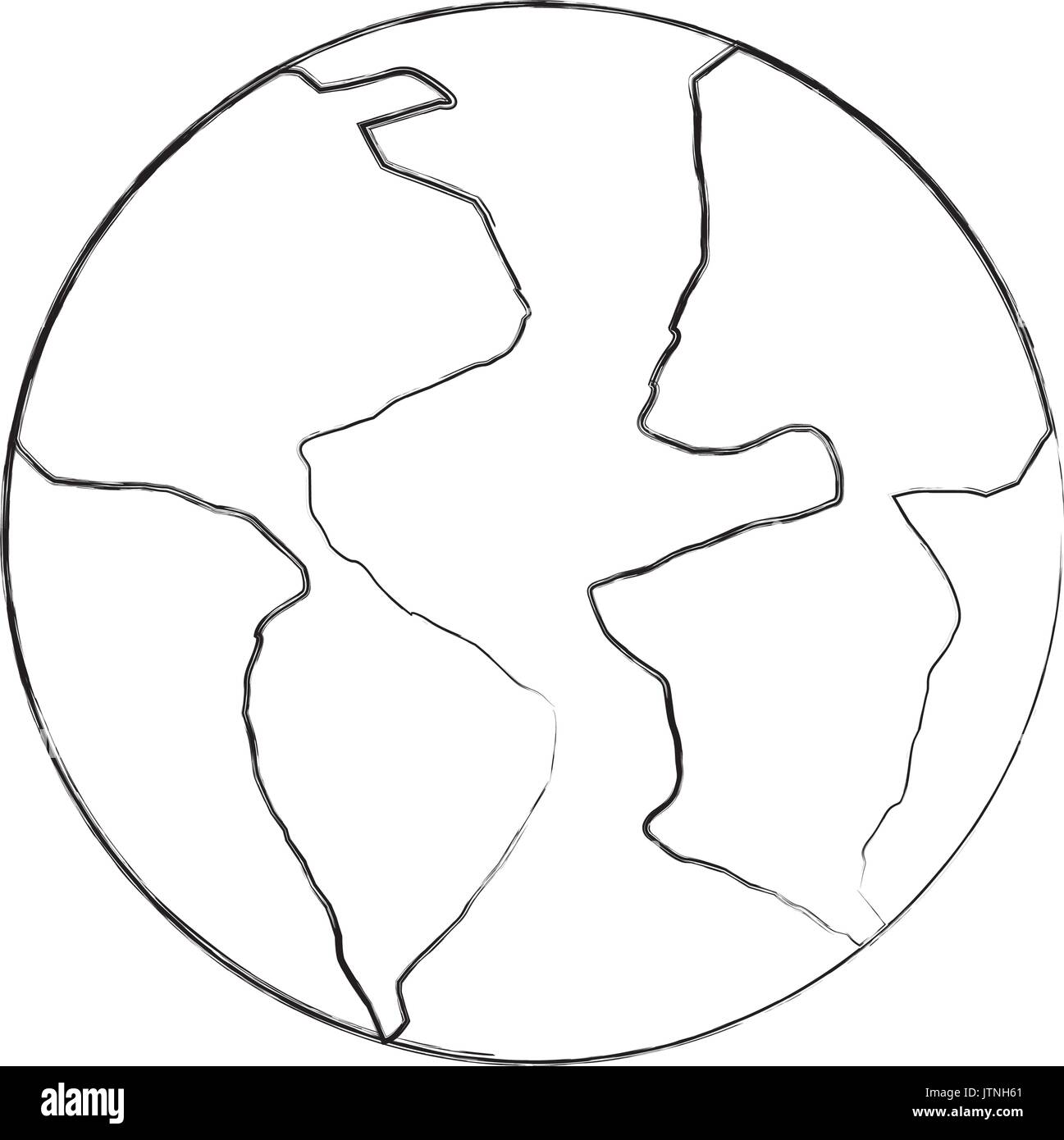 Background conceptual image world Black and White Stock Photos & Images ...