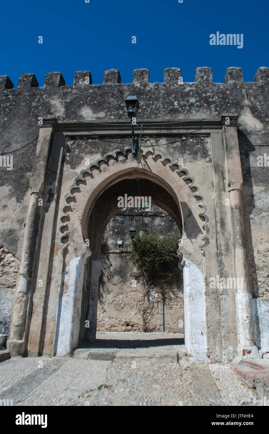 Morocco, North Africa: a gate in the ancient wall of the old town of ...