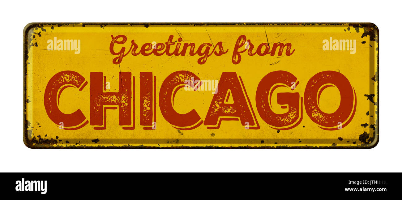 Chicago illinois old town sign Cut Out Stock Images & Pictures - Alamy