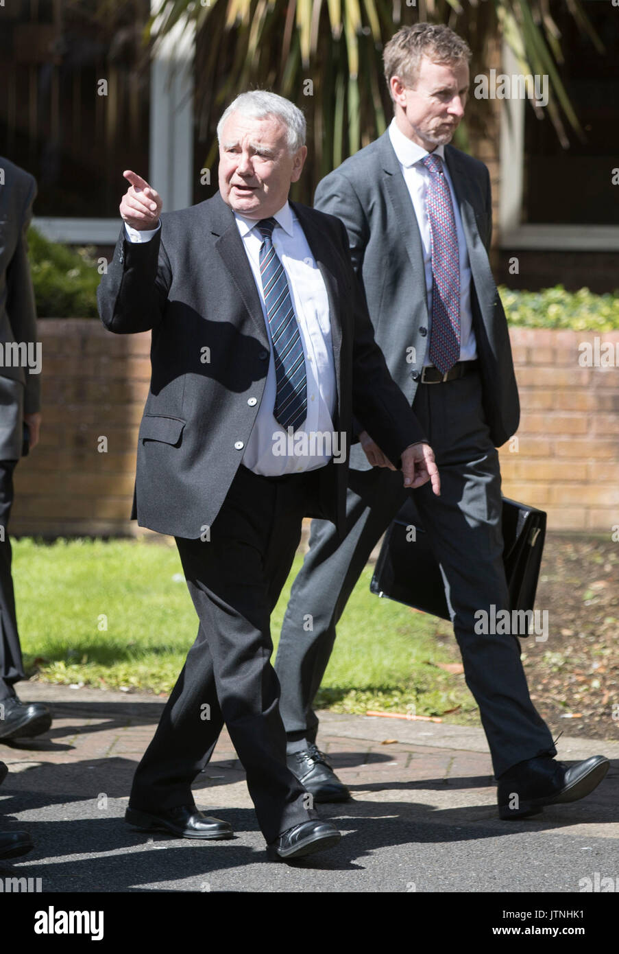 Peter Metcalf (left), solicitor for South Yorkshire Police following ...