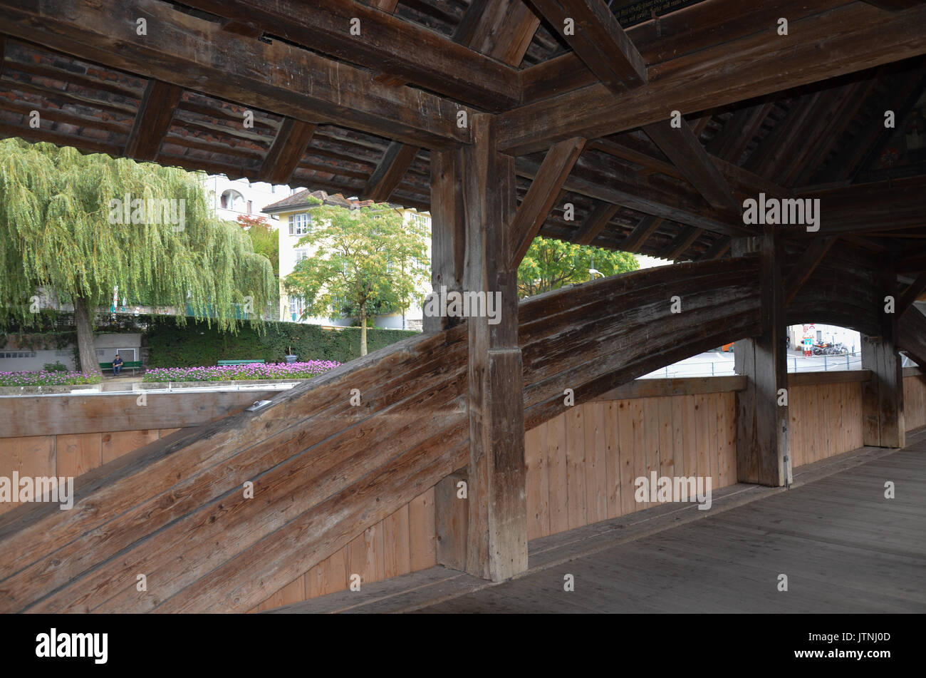 Mill Bridge in Lucerne Stock Photo - Alamy