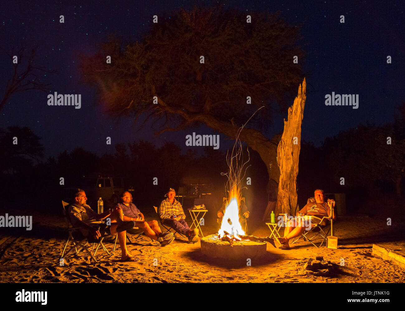 Campfire Group Night Stock Photos & Campfire Group Night Stock Images ...