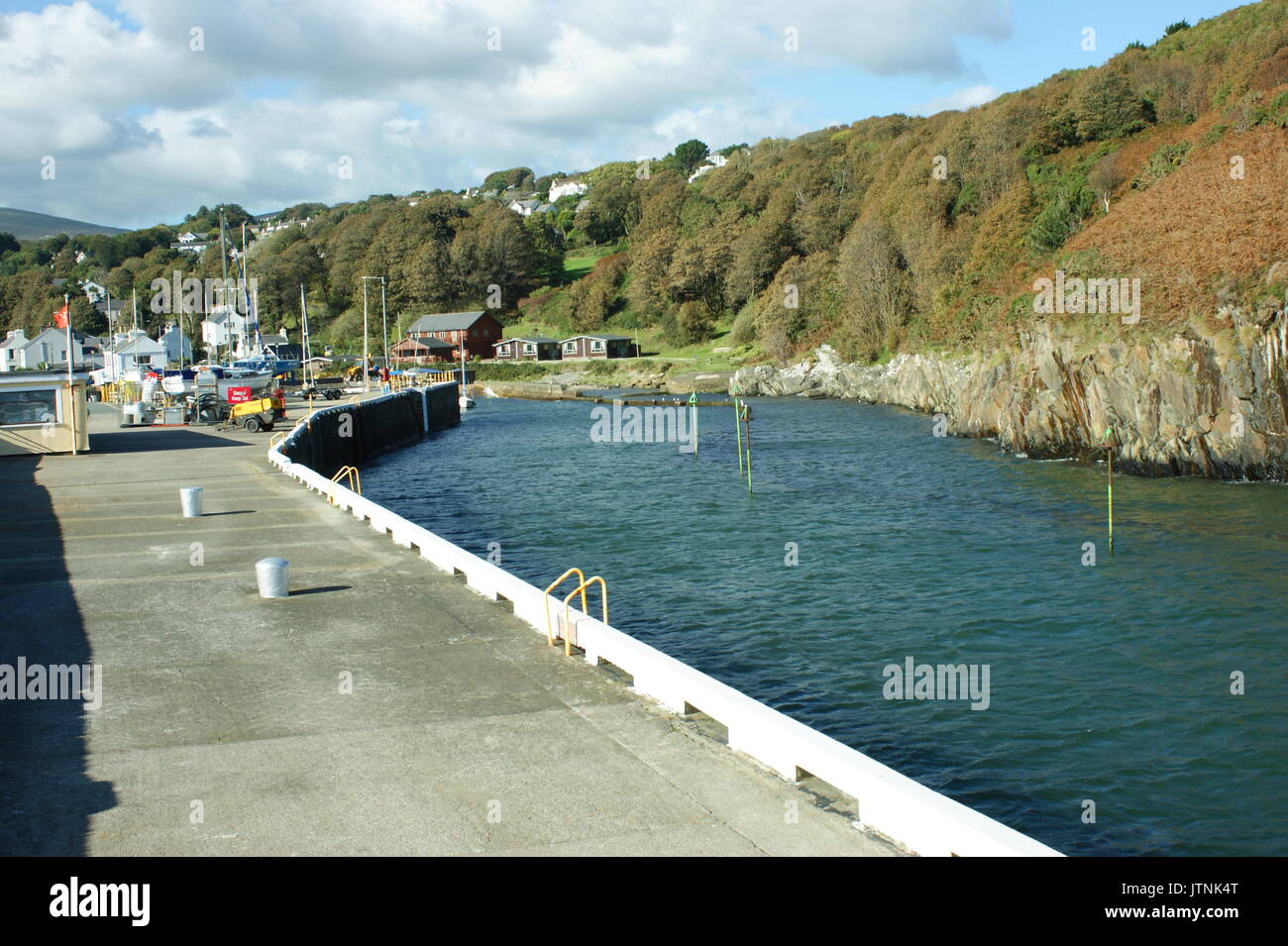 Laxey Harbour, Laxey, Isle of Man Stock Photo - Alamy