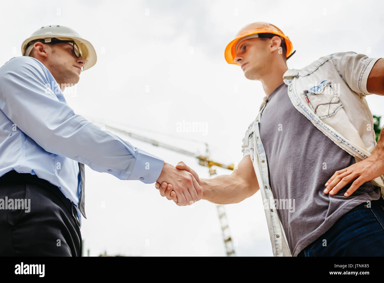 Engineering construction cooperation hand hi-res stock photography and ...