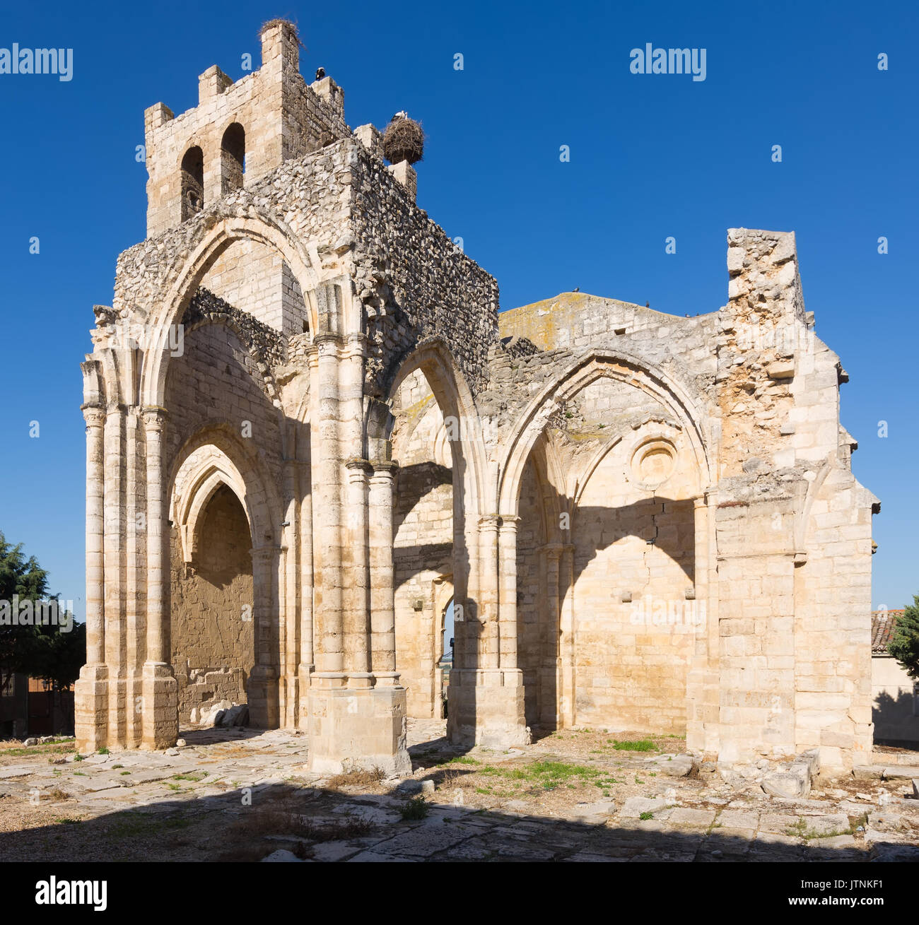 Ruins santa eulalia church hi-res stock photography and images - Alamy