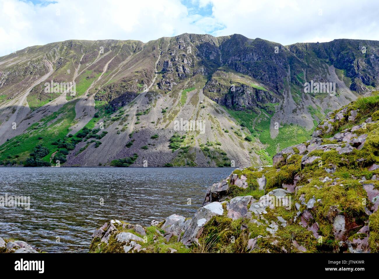 Scree slopes wastwater lake district hi-res stock photography and ...