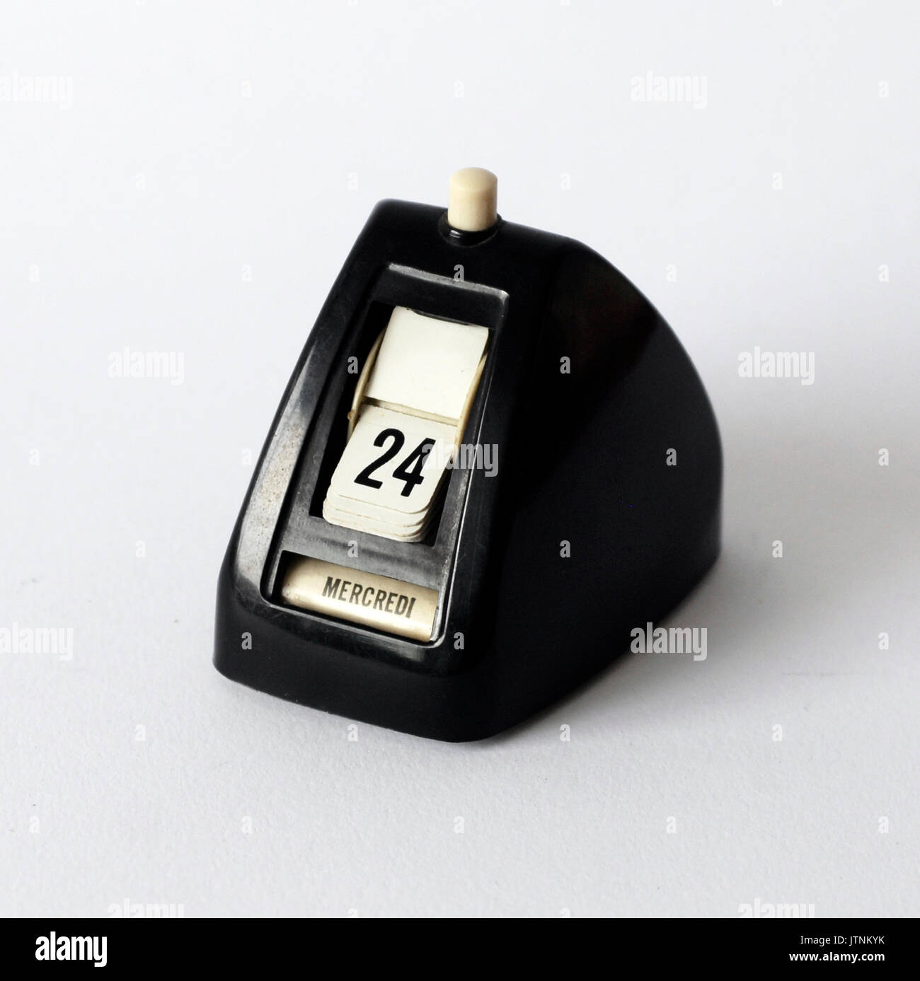 Vintage perpetual everlasting calendar, made by bakelite or similar ...