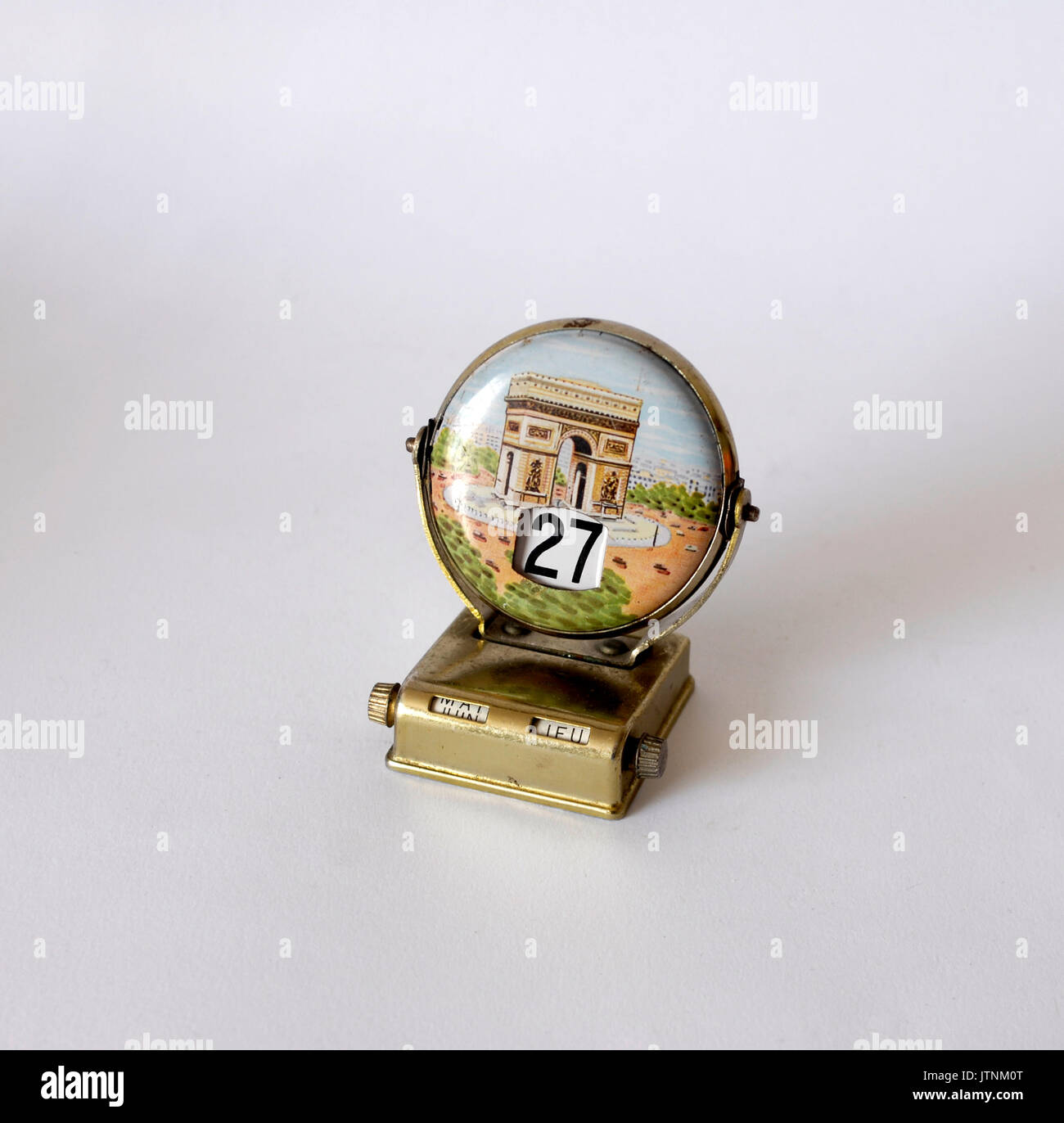 Vintage perpetual everlasting calendar, made by metal, Made in France ...