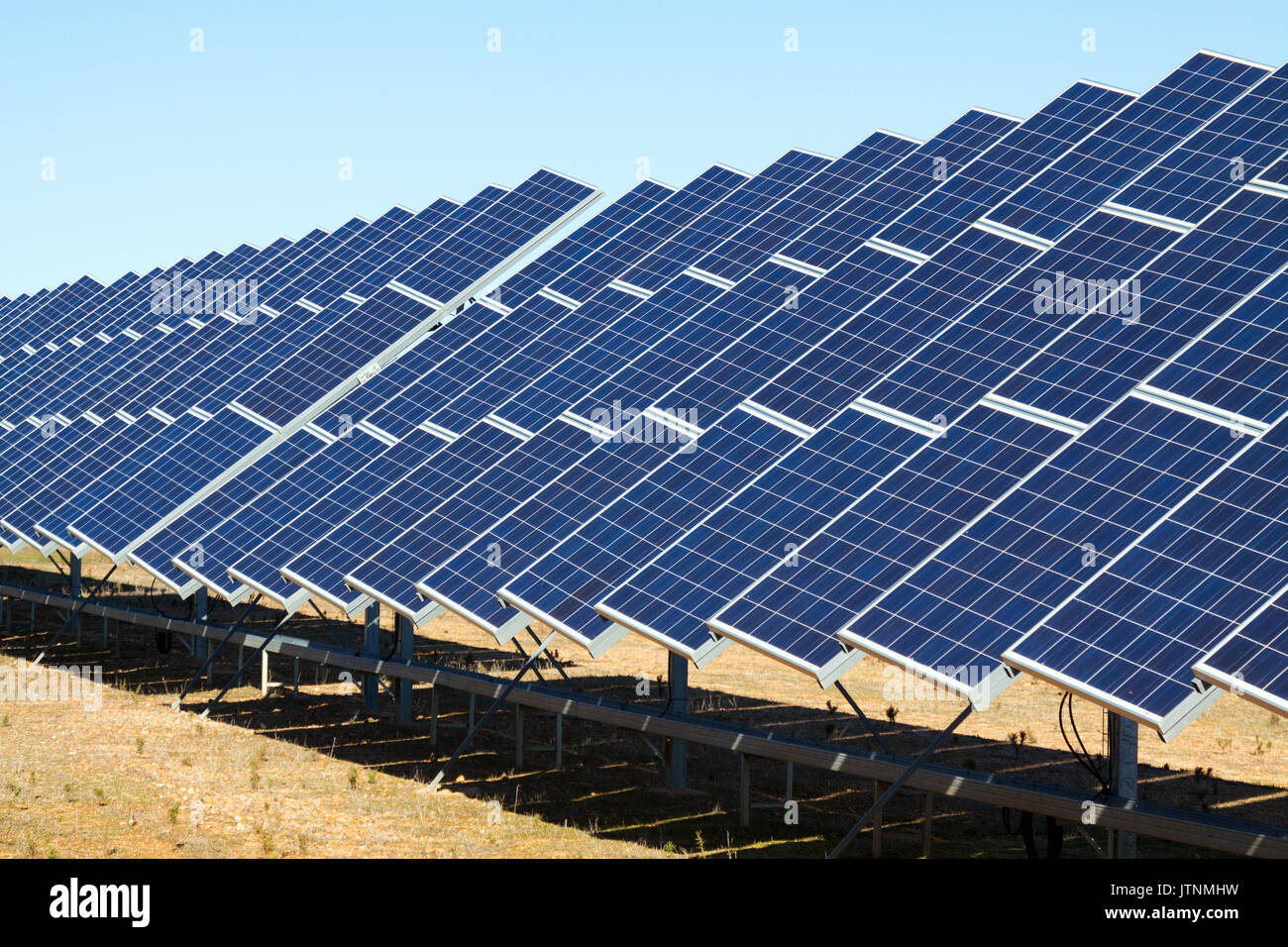 New technology of energy production: electric solar panel system Stock ...