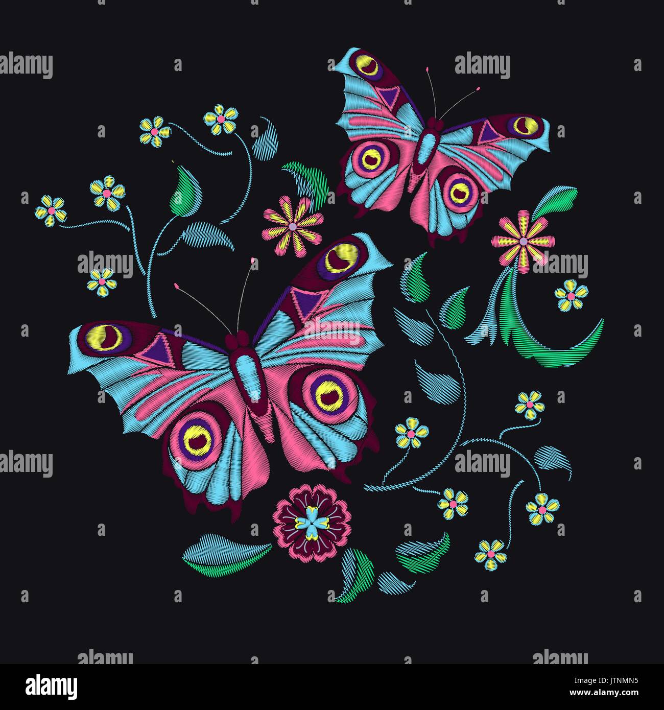 Embroidery Pattern for Design Stock Vector Image & Art - Alamy