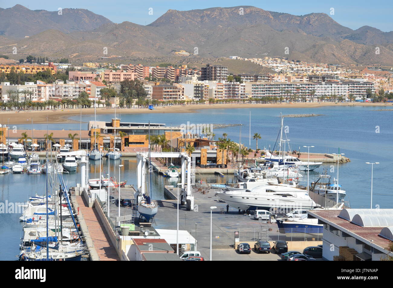 Apartments in the port of mazarron hi-res stock photography and images ...