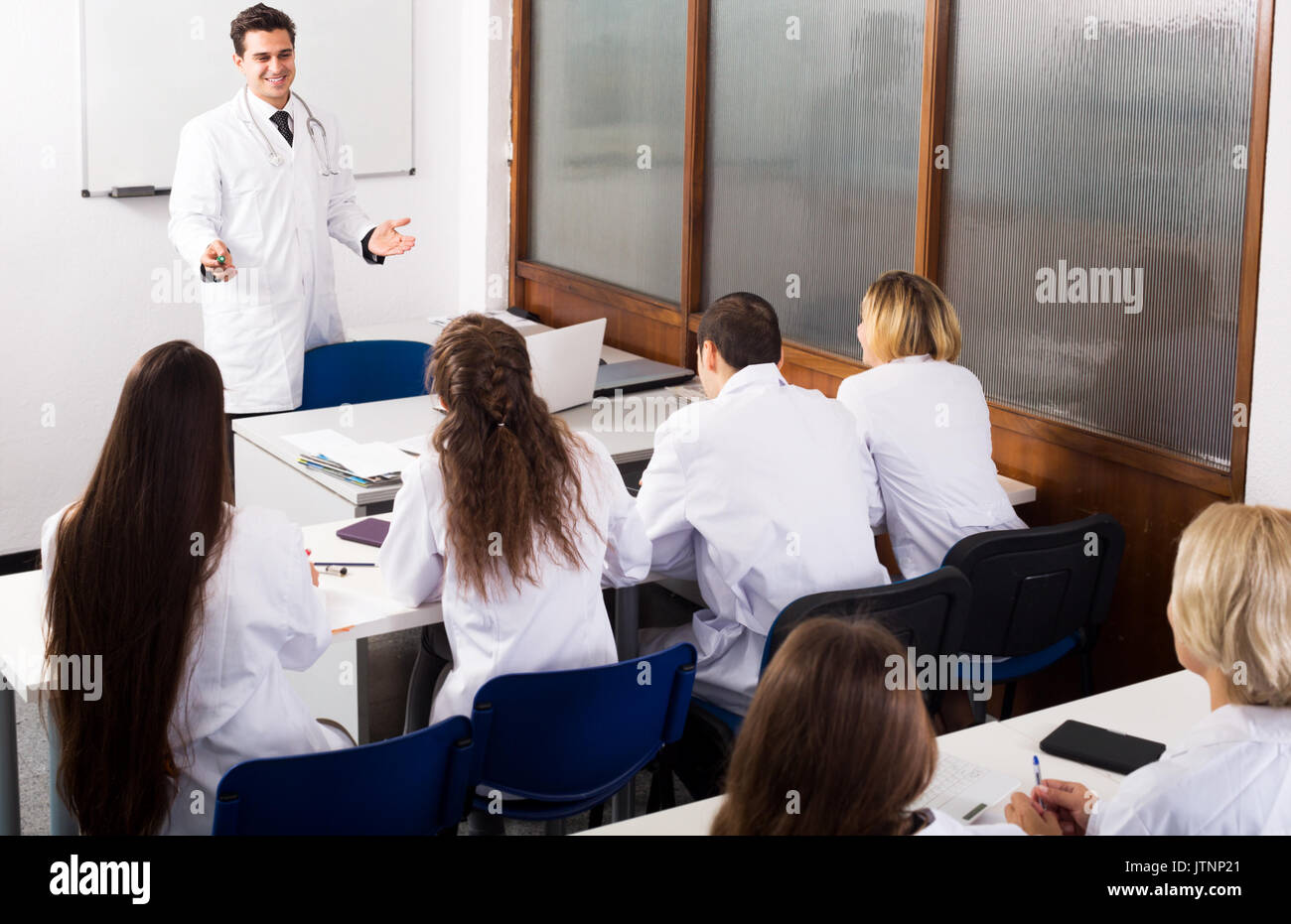 Positive professor hi-res stock photography and images - Alamy