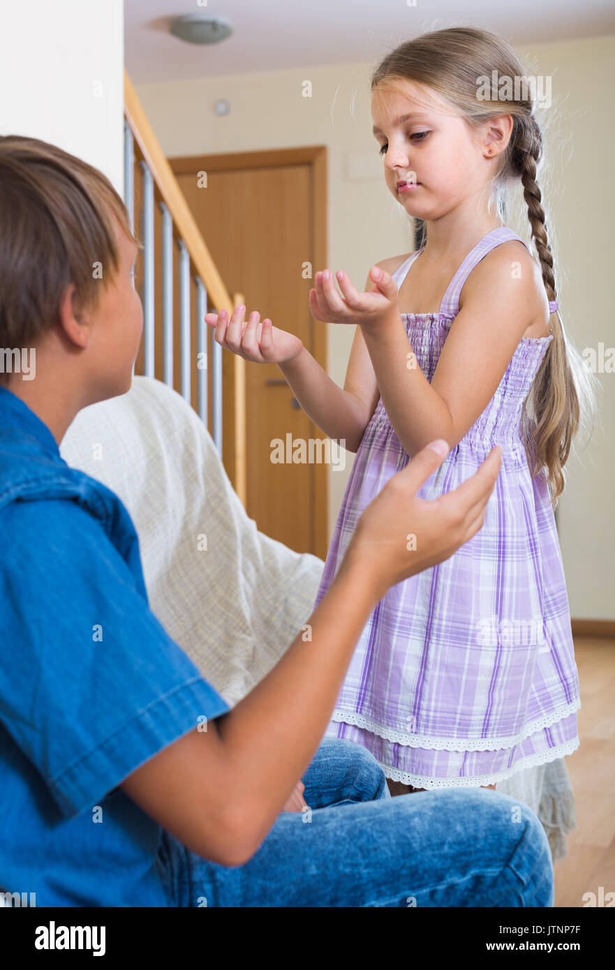 Little Girls Arguing