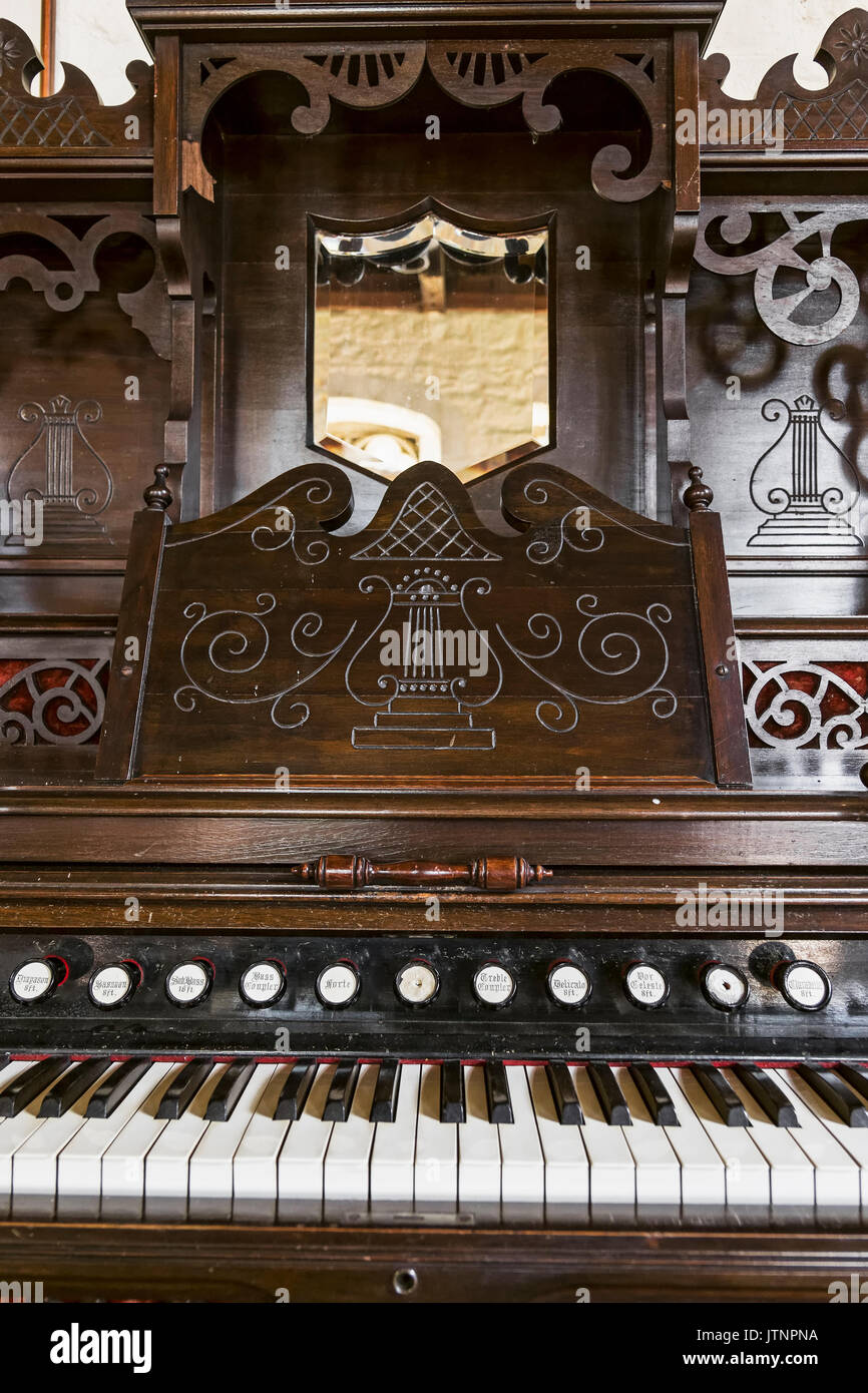 Clarabella organ in St. Oswald's Church at Heavenfield, Northumberland ...