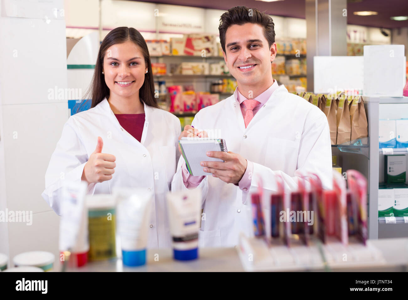 Healthcare assistant with manager hi-res stock photography and images ...