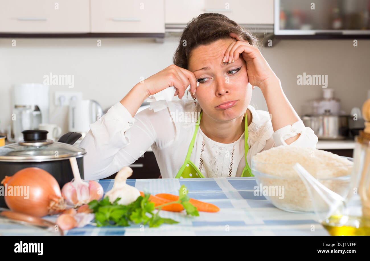 Sad housewife hi-res stock photography and images - Alamy