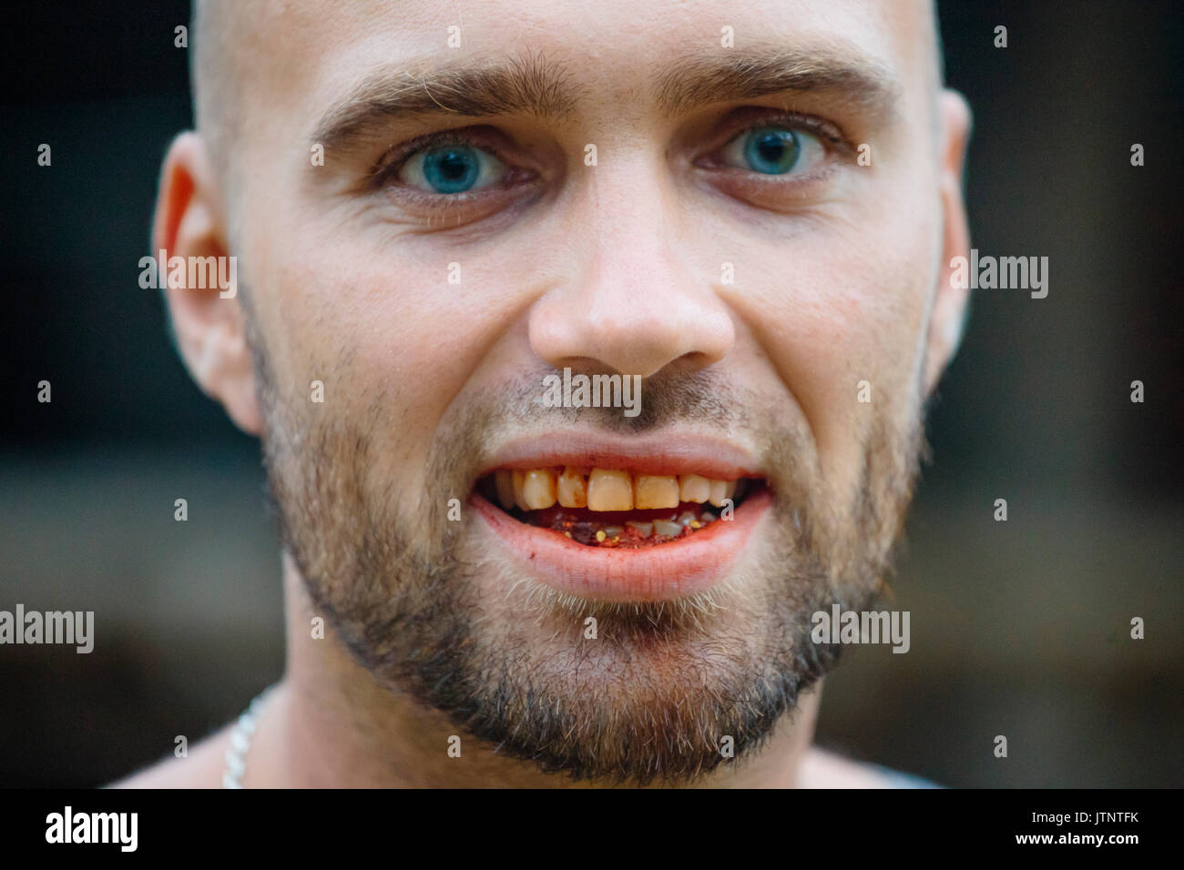 Smiling man eating betel nut hi-res stock photography and images - Alamy