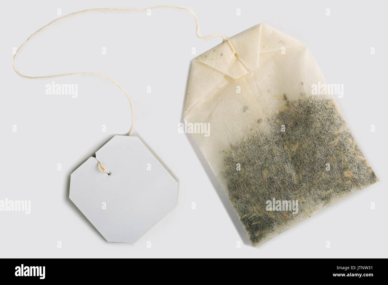 tea bag isolated top view Stock Photo - Alamy