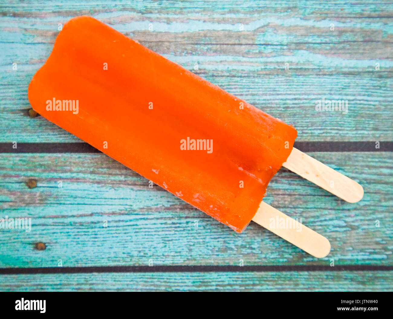 Summer Popsicles Straight from the Freezer Stock Photo - Alamy