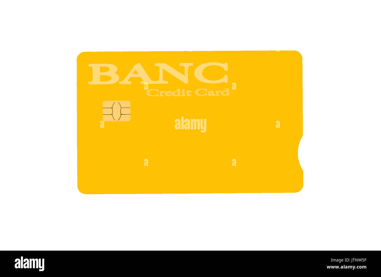 yellow banc credit card Stock Photo - Alamy