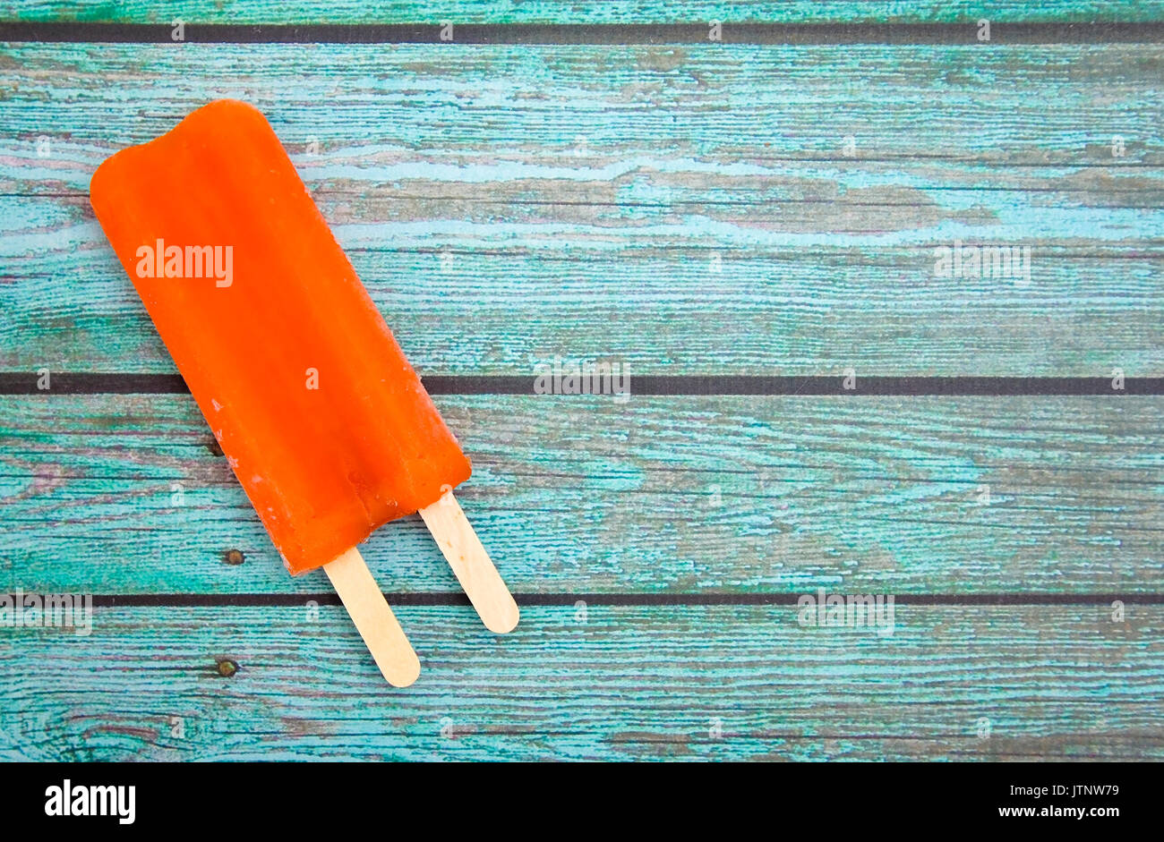Summer Popsicles Straight from the Freezer Stock Photo - Alamy