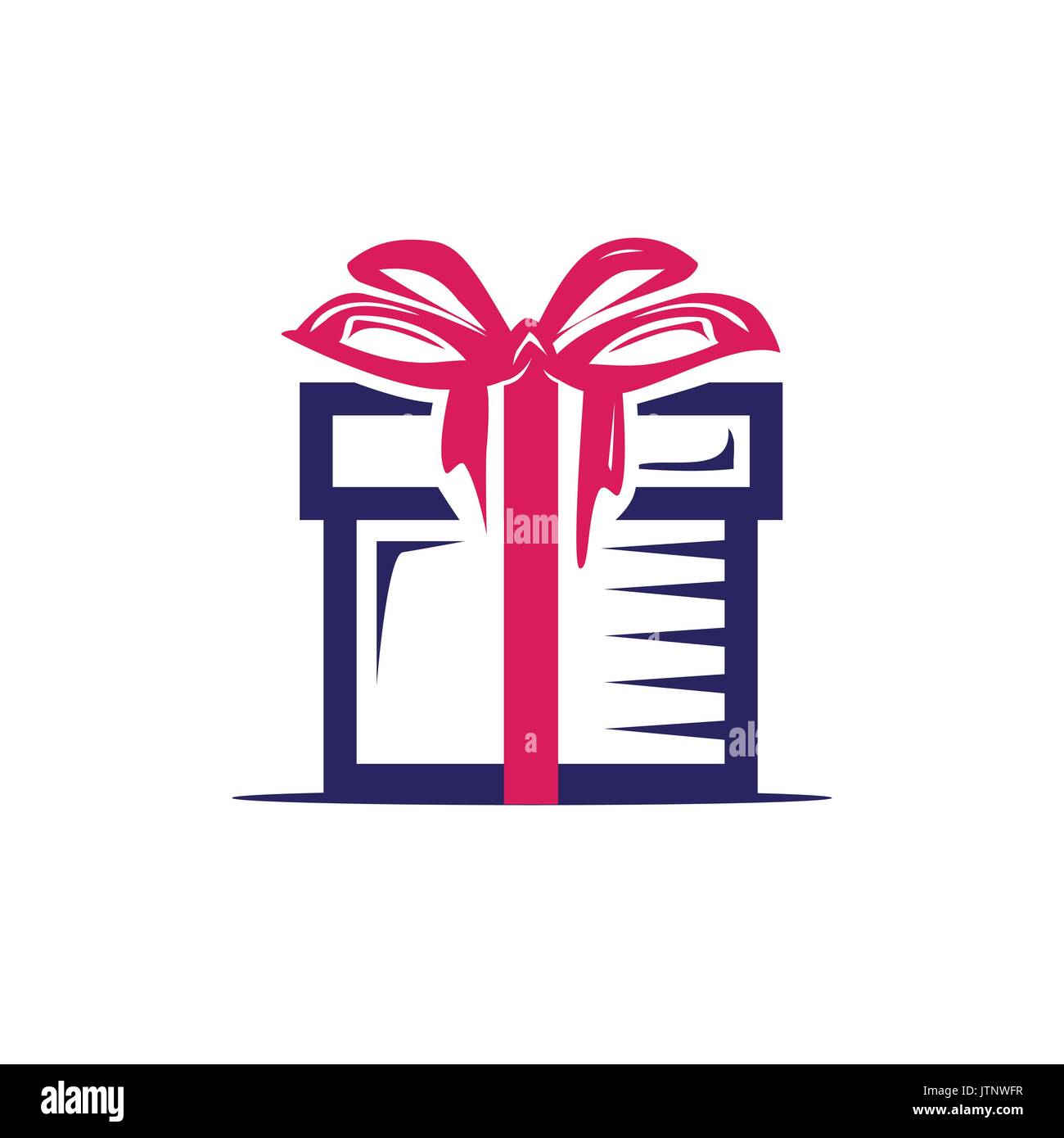 Hand gift idea greeting Stock Vector Images - Alamy