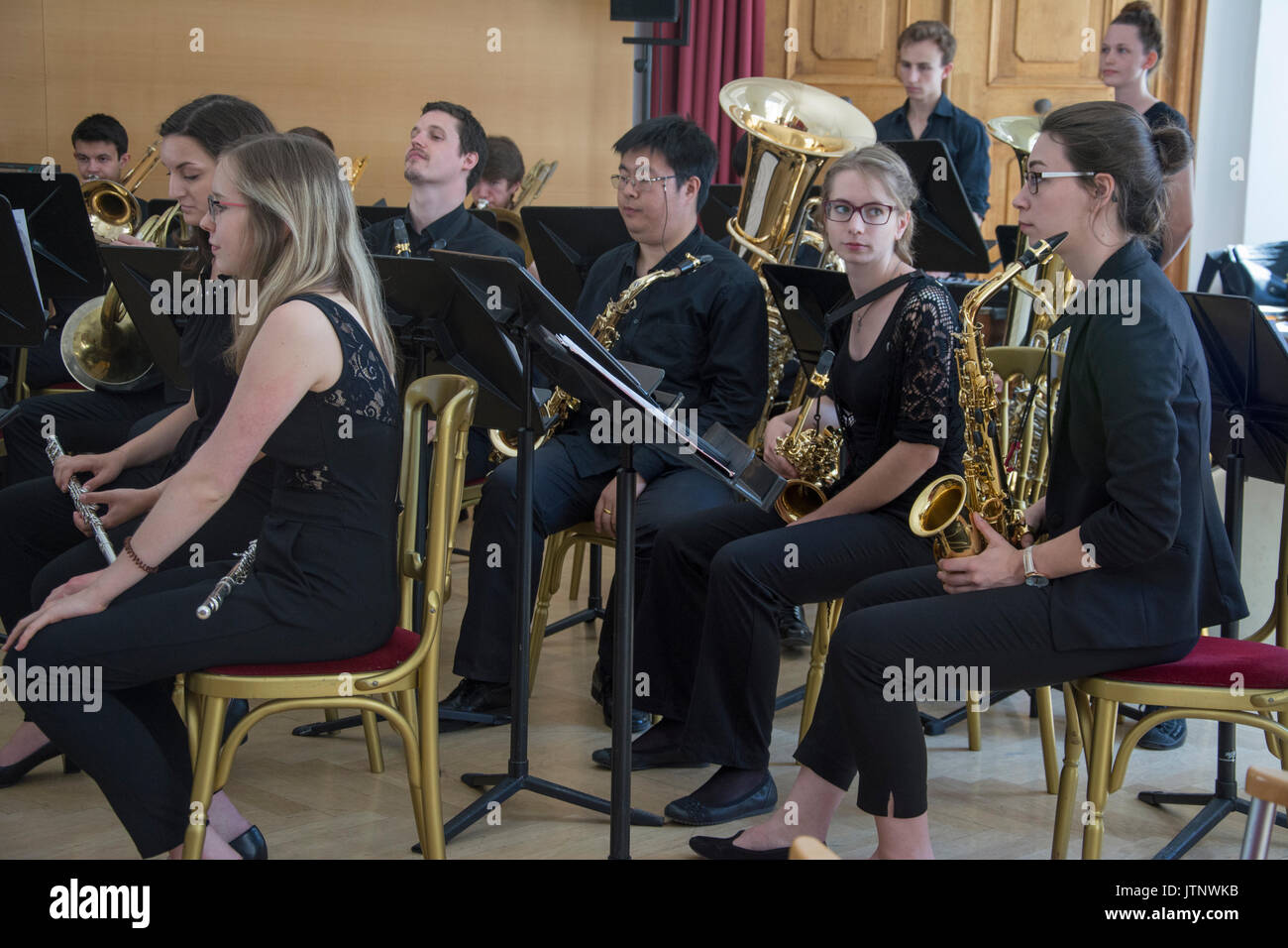 Student chamber orchestra in Vienna, Austria, performs to celebrate 200 ...