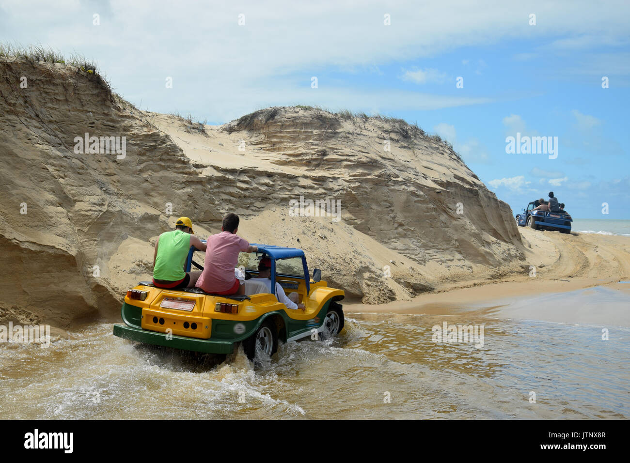 Buggy rider in Natal beach,Brazil Stock Photo - Alamy
