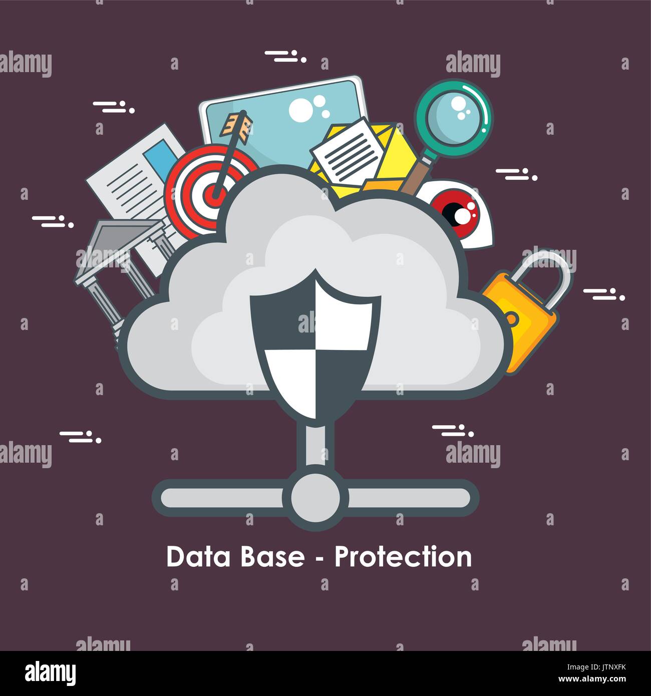 internet security concept vector illustration graphic design Stock ...