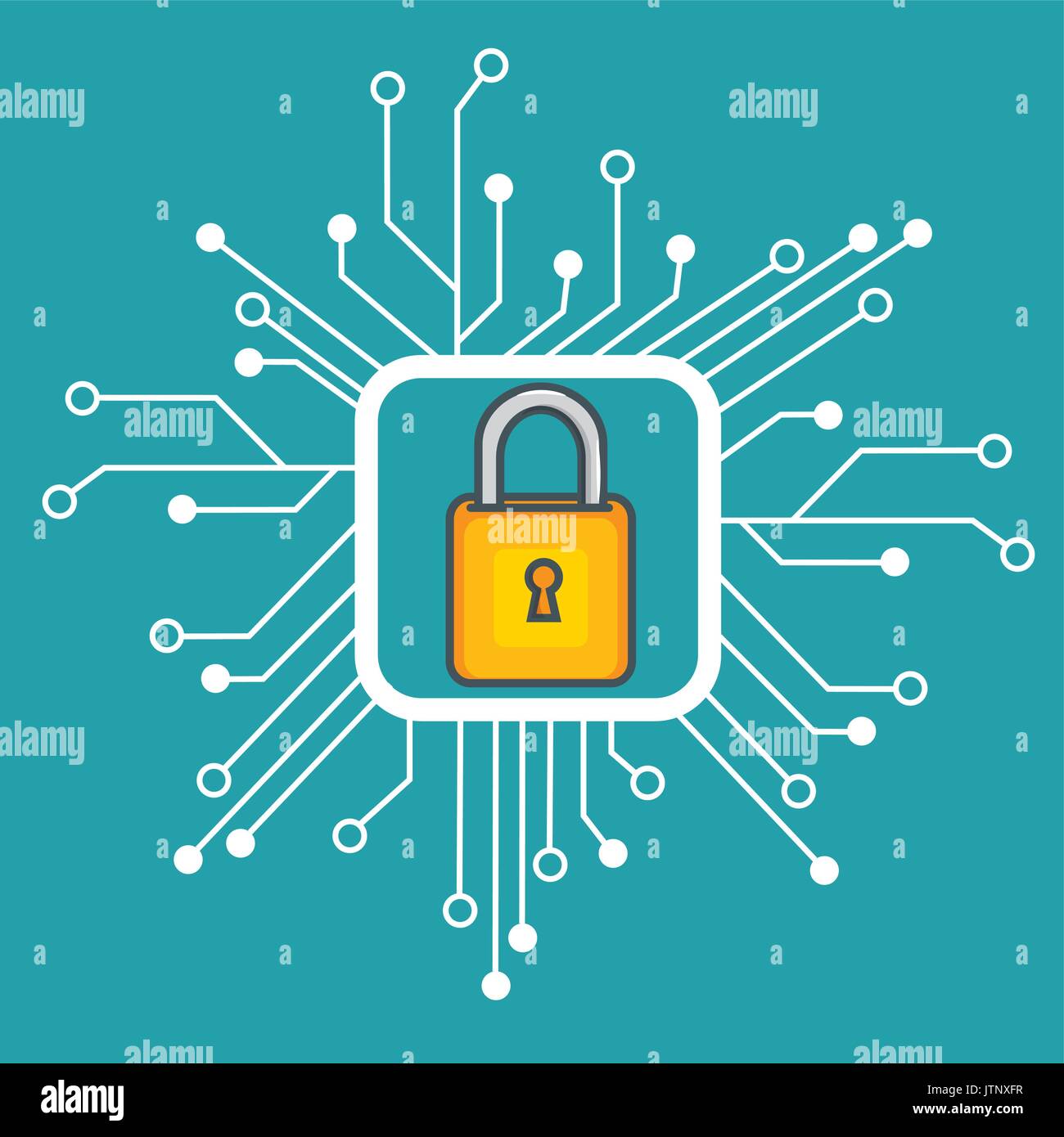 internet security concept vector illustration graphic design Stock ...
