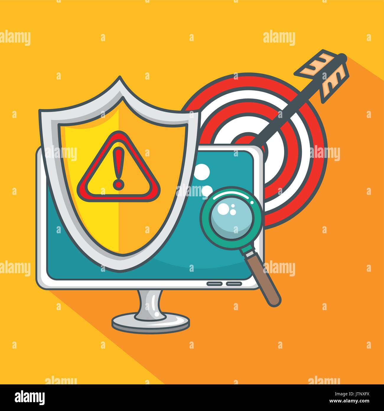 internet security concept vector illustration graphic design Stock ...