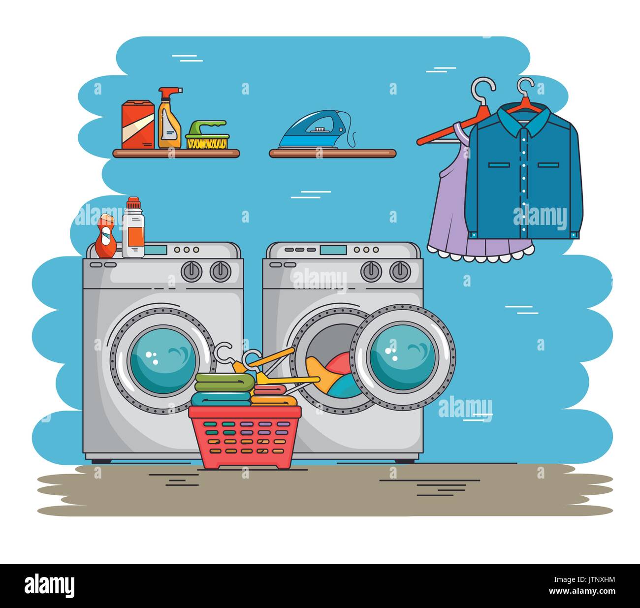 Clipart Laundry Room