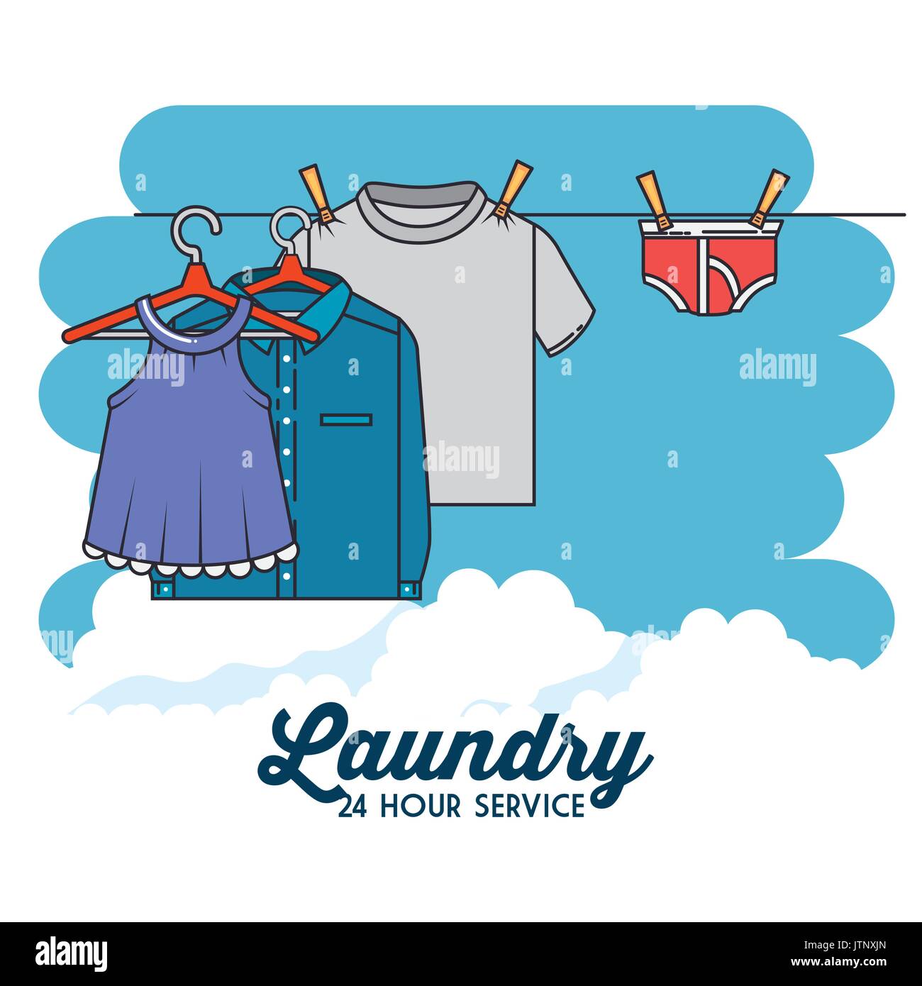 laundry clothes icon vector illustration graphic design Stock Vector ...