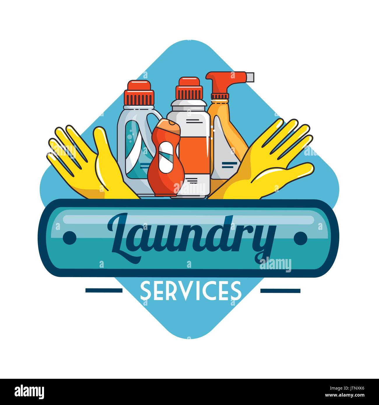 laundry logo emblem badge vector illustration graphic design Stock ...