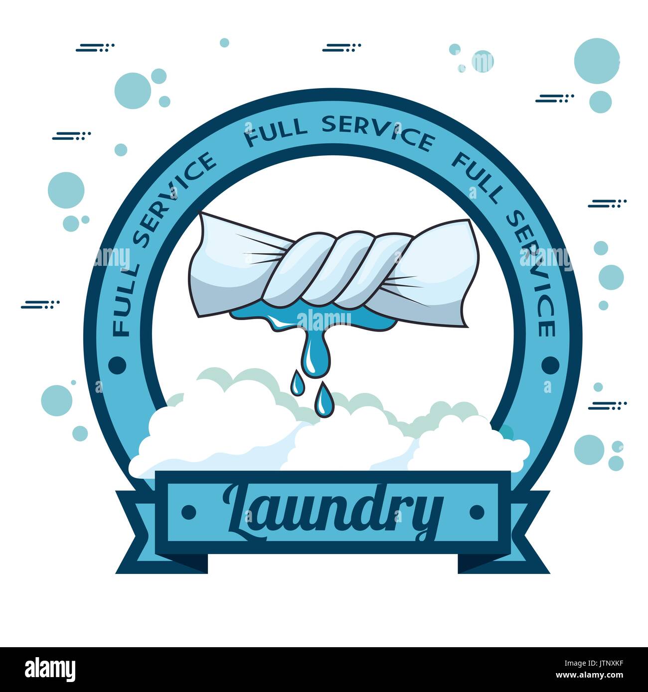 laundry logo emblem badge vector illustration graphic design Stock ...