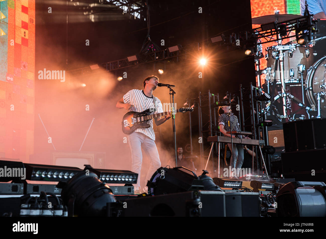 Glass Animals performing at Panorama in New York City Stock Photo - Alamy