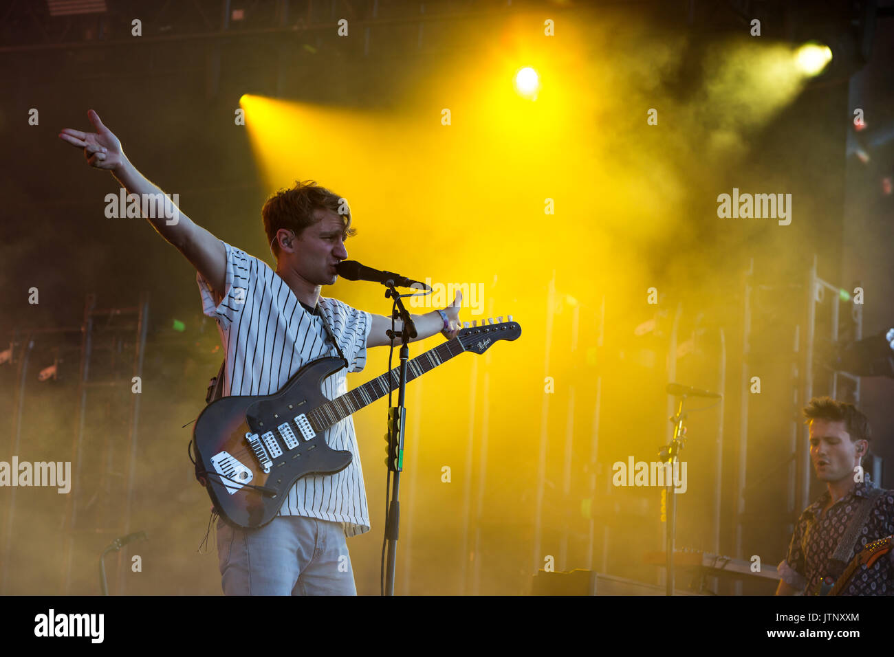 Glass Animals performing at Panorama in New York City Stock Photo - Alamy