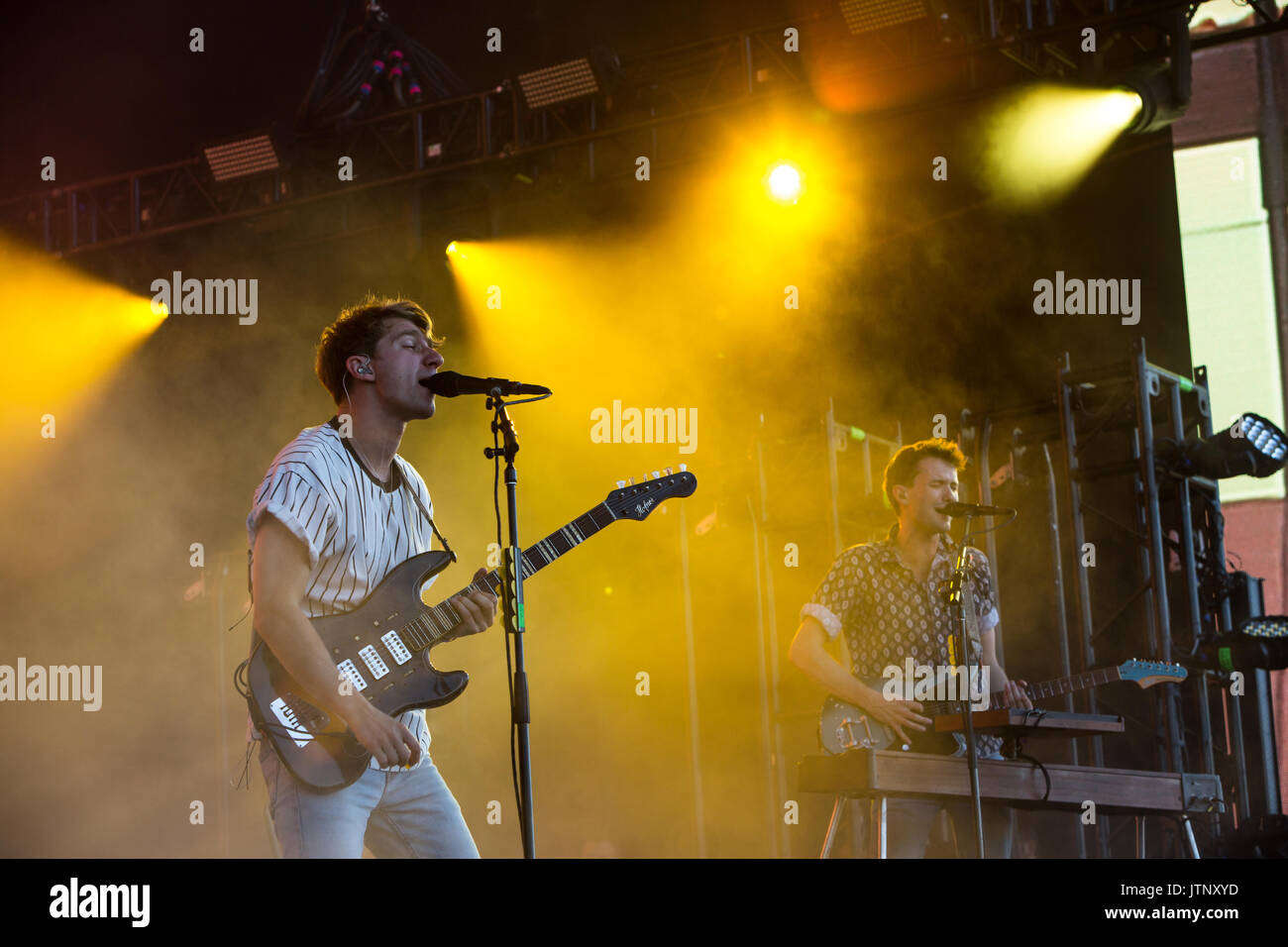 Glass Animals performing at Panorama in New York City Stock Photo - Alamy