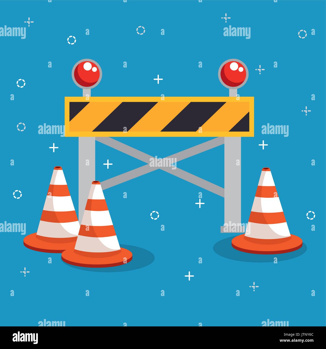 under construction concept design vector illustration graphic Stock ...