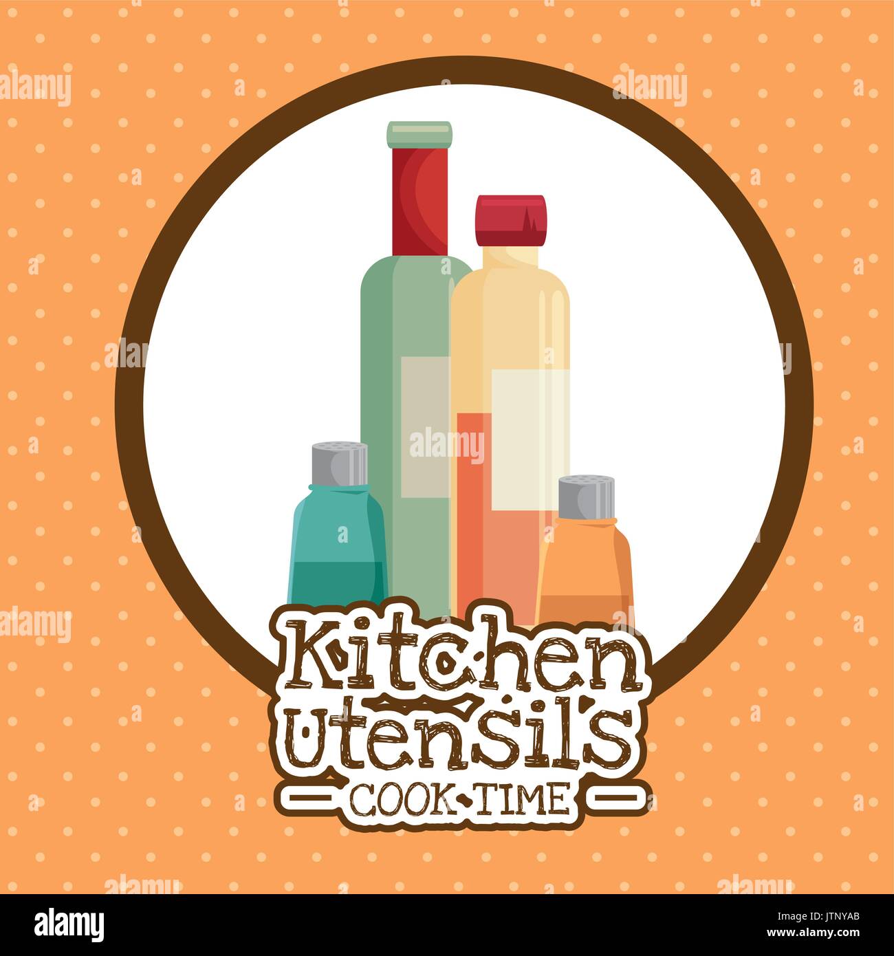 cooking time concept kitchen utensils vector illustration graphic ...