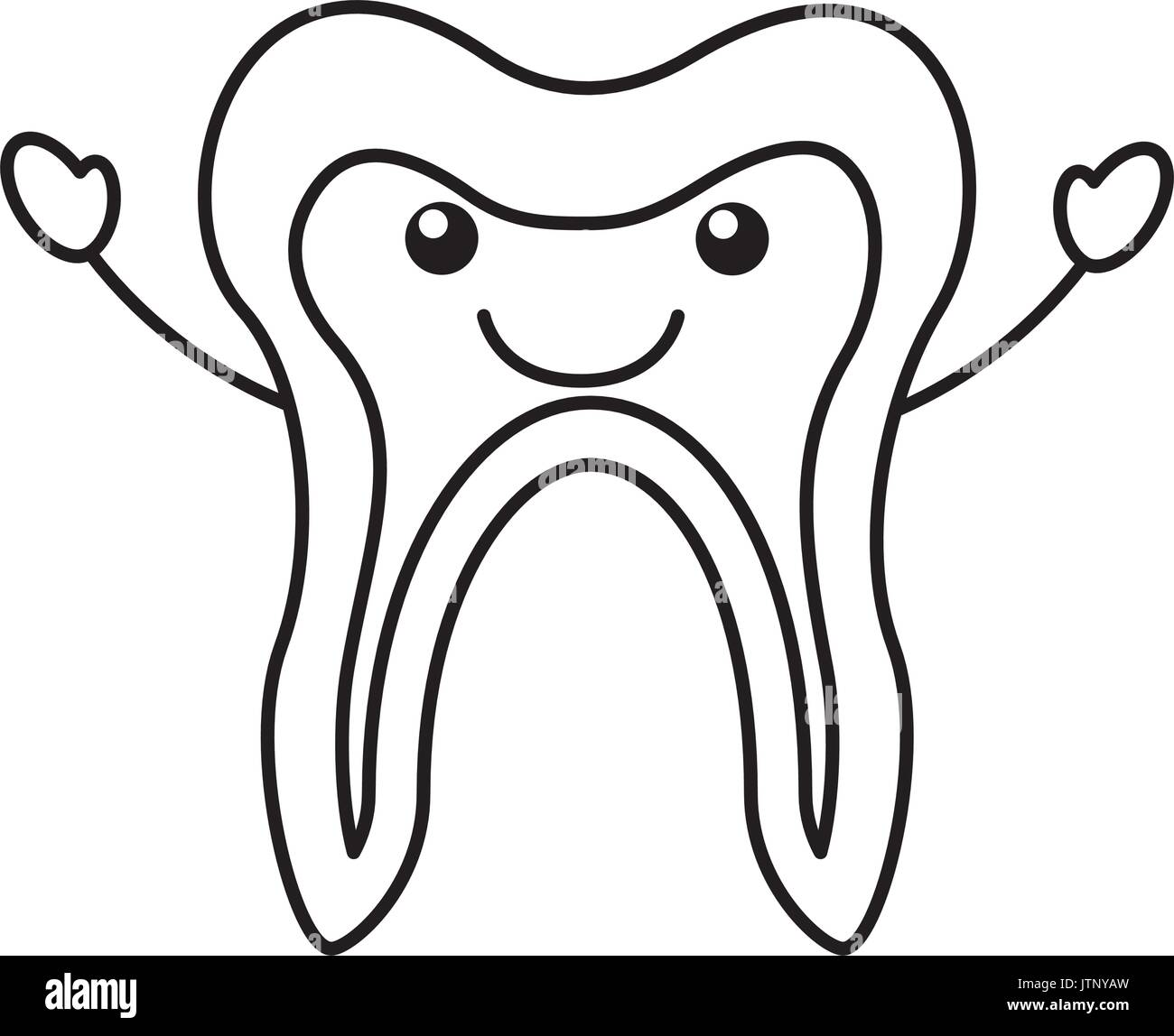 Human tooth kawaii character Stock Vector Image & Art - Alamy