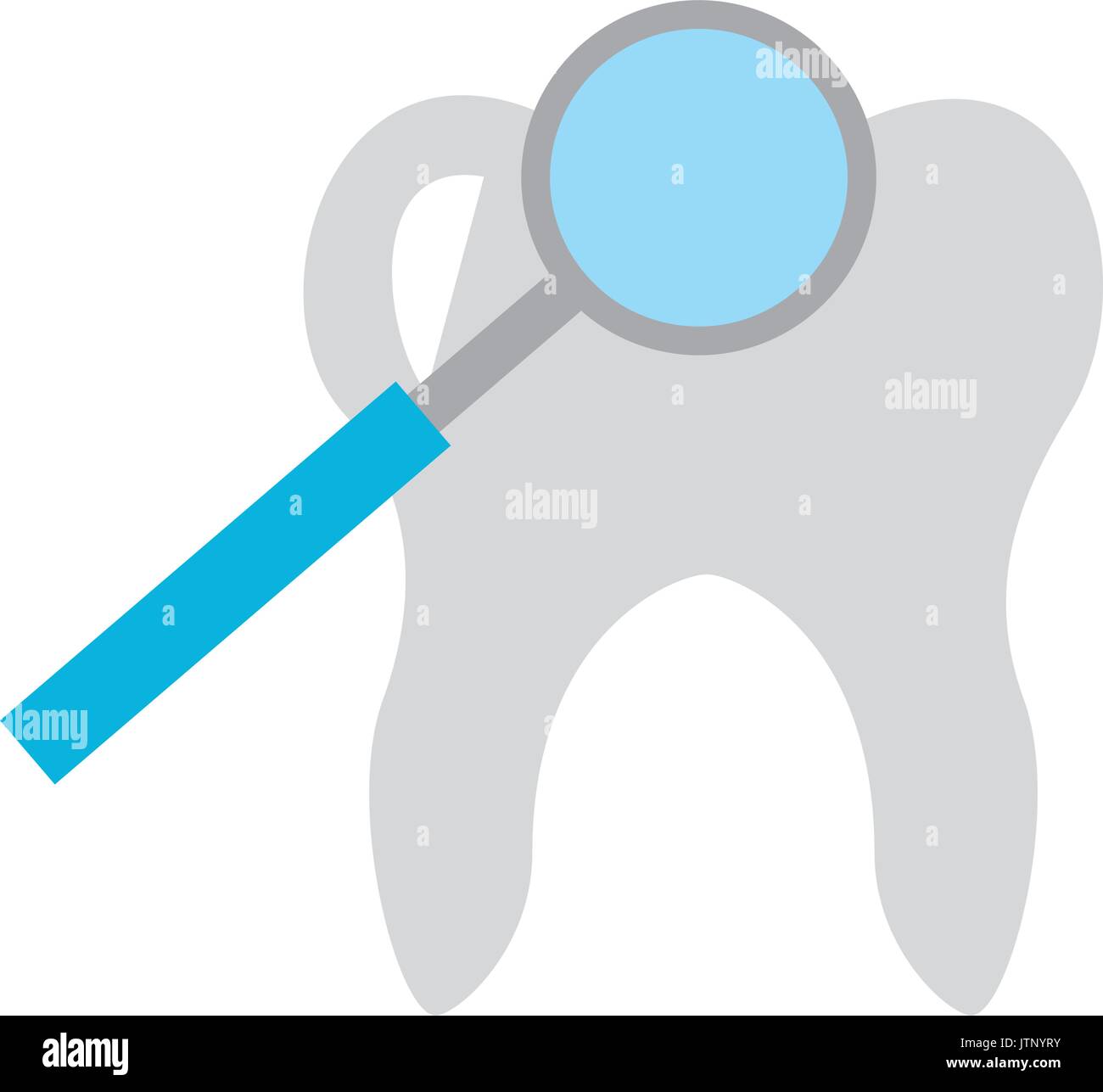Human tooth with magnifying glass Stock Vector Image & Art - Alamy