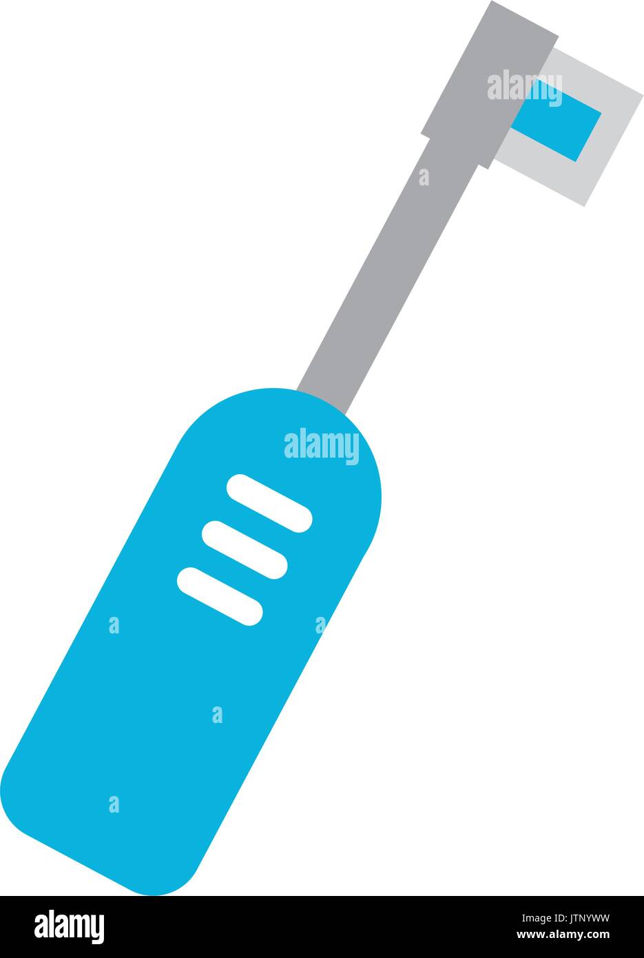 Modern electric toothbrush Stock Vector Images - Alamy